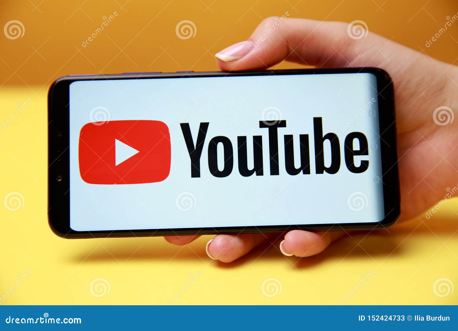 Tula, Russia 17. 06 2019 YouTube on the Phone Display. Editorial Stock ...