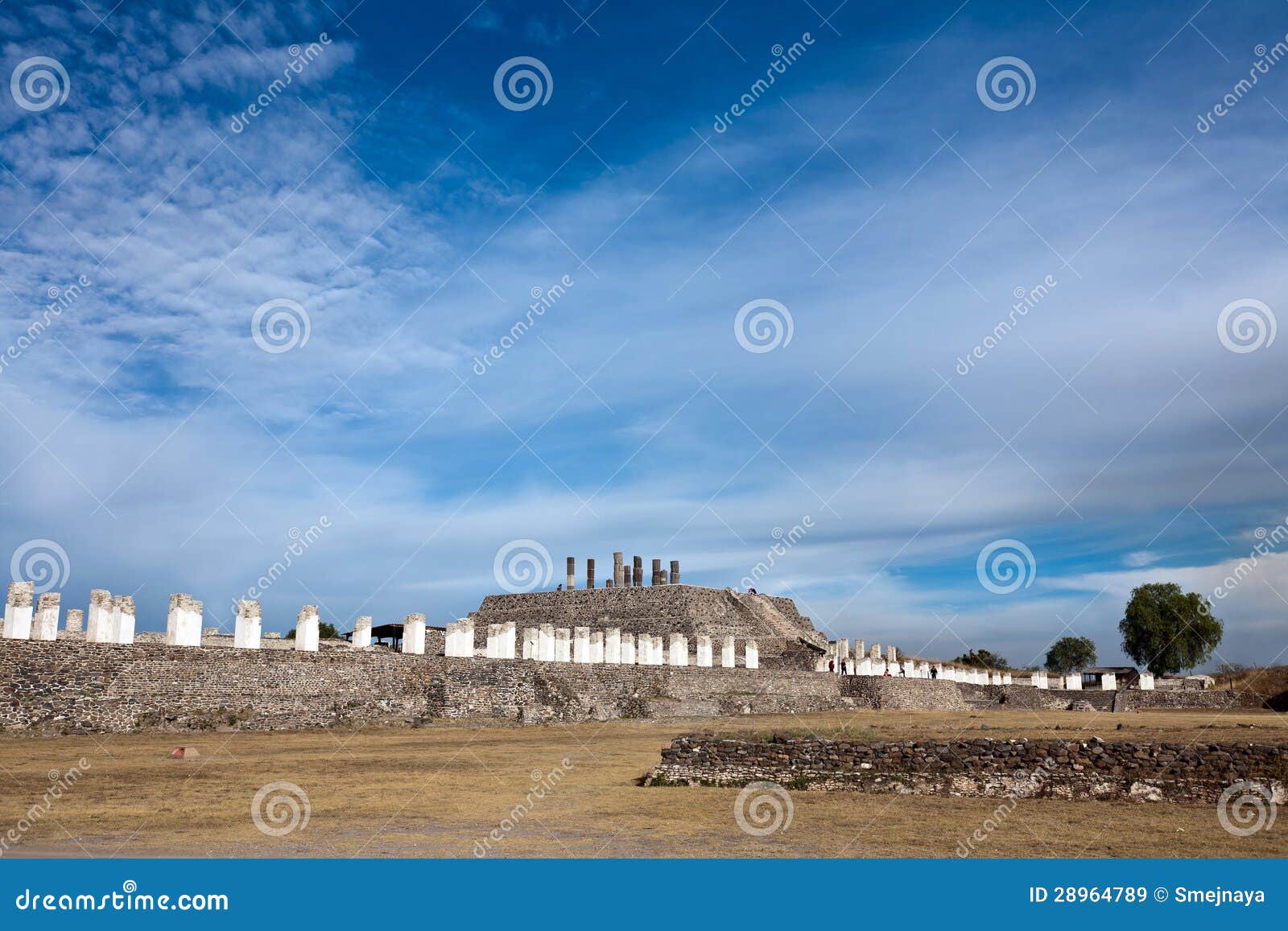 Tula - Toltec Archaeological Ruins Stock Image - Image of civilization ...