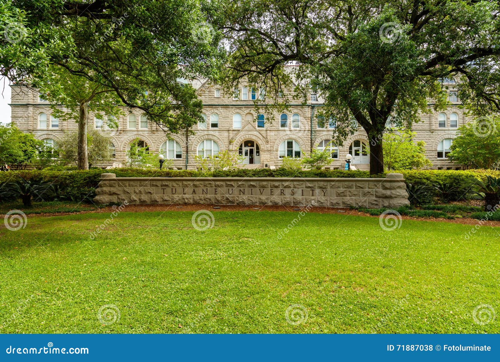 Tulane University fotografia stock editoriale. Immagine di louisiana ...