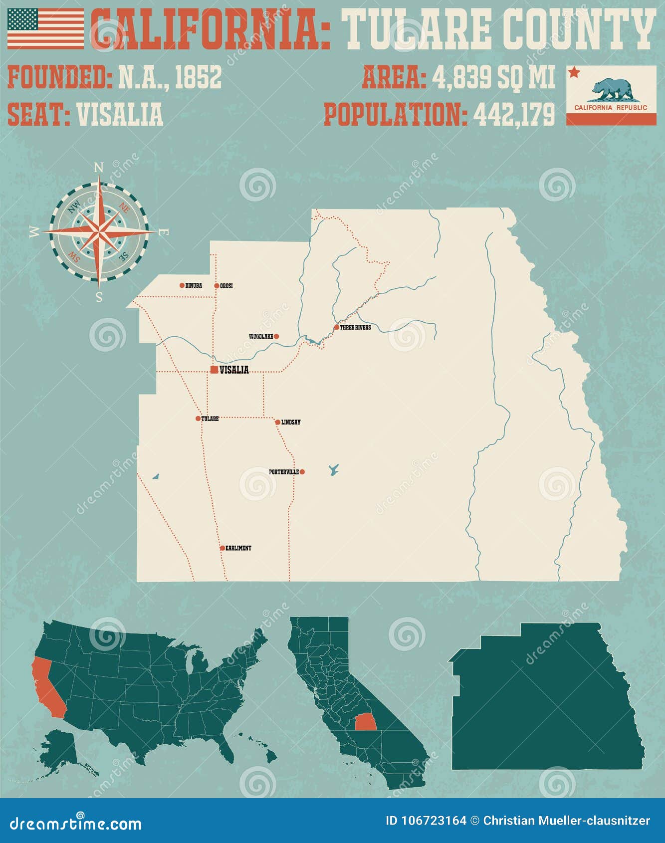 Tulare County Zip Code Map at Sally Esterly blog
