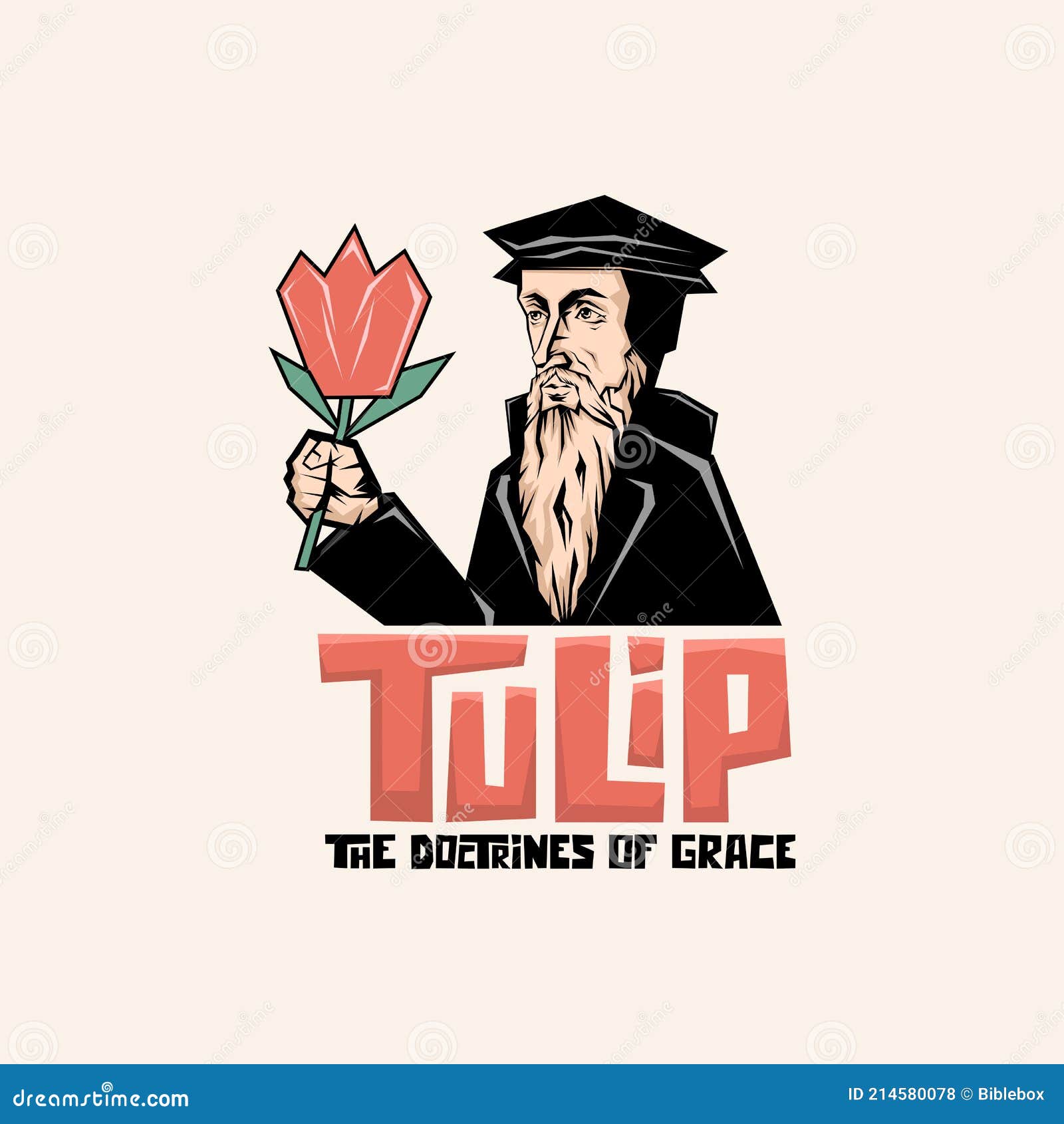 TULIP - the Doctrines of Grace. the Main Five Points of Calvinism Stock ...