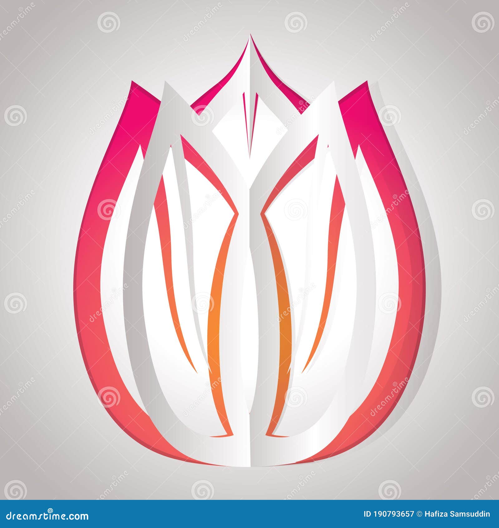 Tulip Flower. Vector Illustration Decorative Design Stock Vector ...