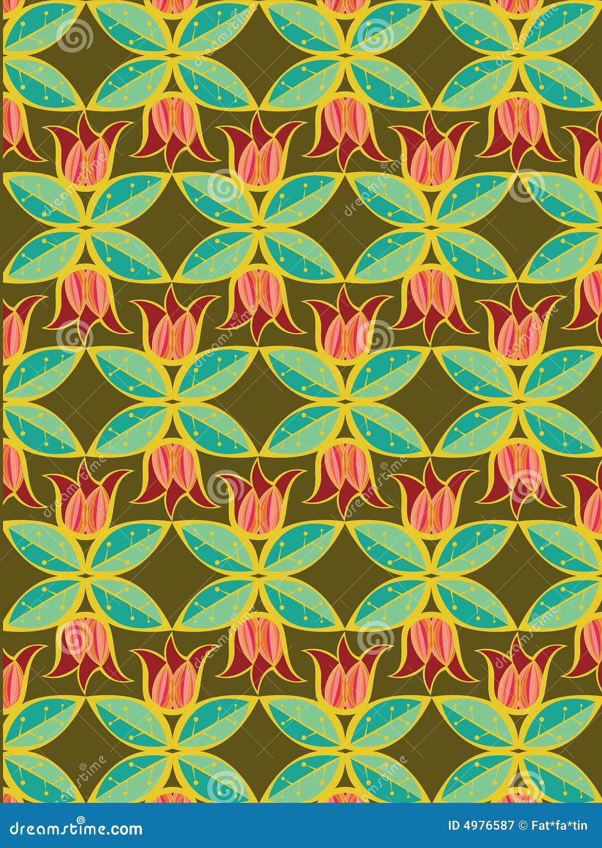 Tulip Leaves Pattern Stock Illustrations – 4,956 Tulip Leaves Pattern ...
