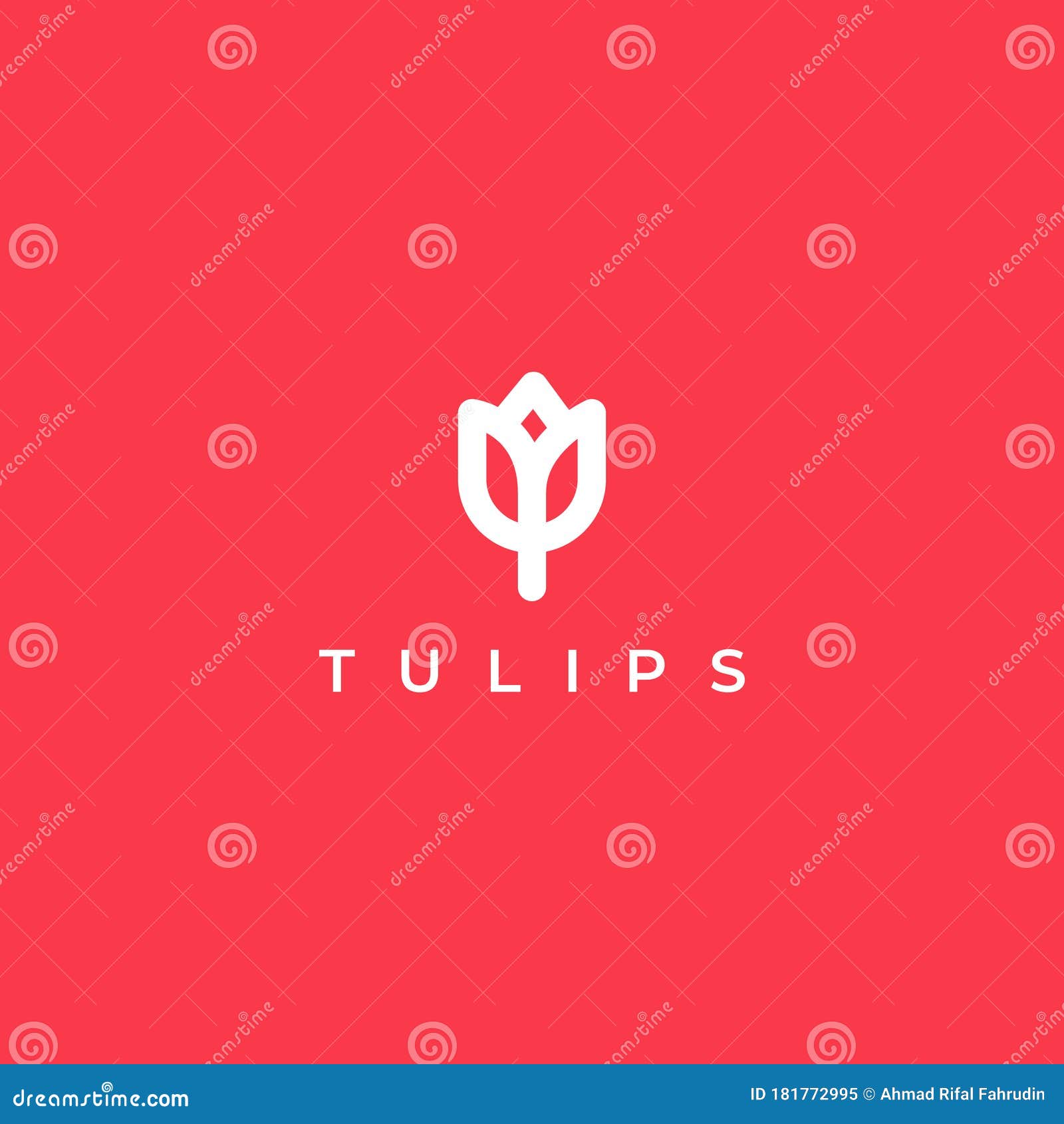 Tulip Logo . Abstract Flower Tulip Logo Icon Design Vector Image with ...