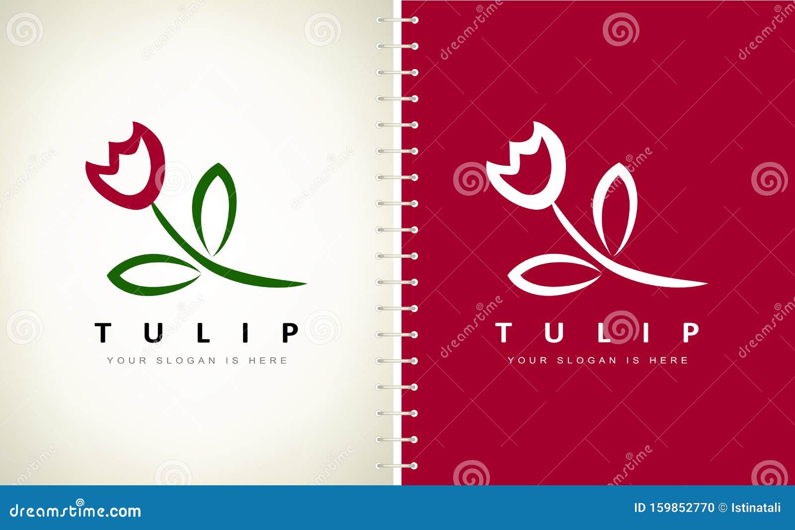 Tulip Logo Vector. Design Vector Illustration. Stock Vector ...
