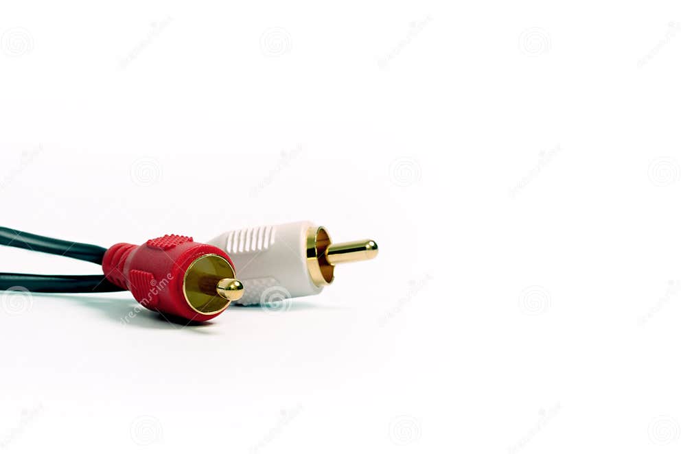 Tulip plugs stock photo. Image of connector, gold, connection - 11625860