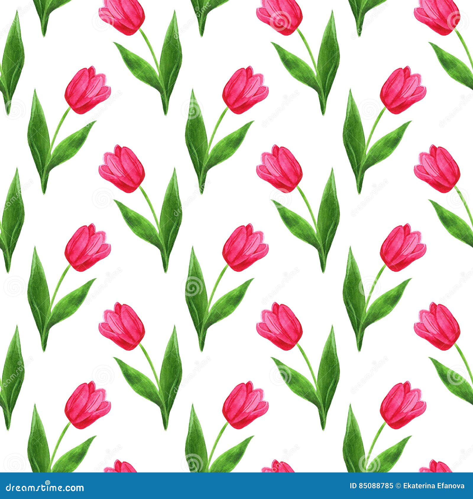 Tulips pattern stock illustration. Illustration of abstract - 85088785