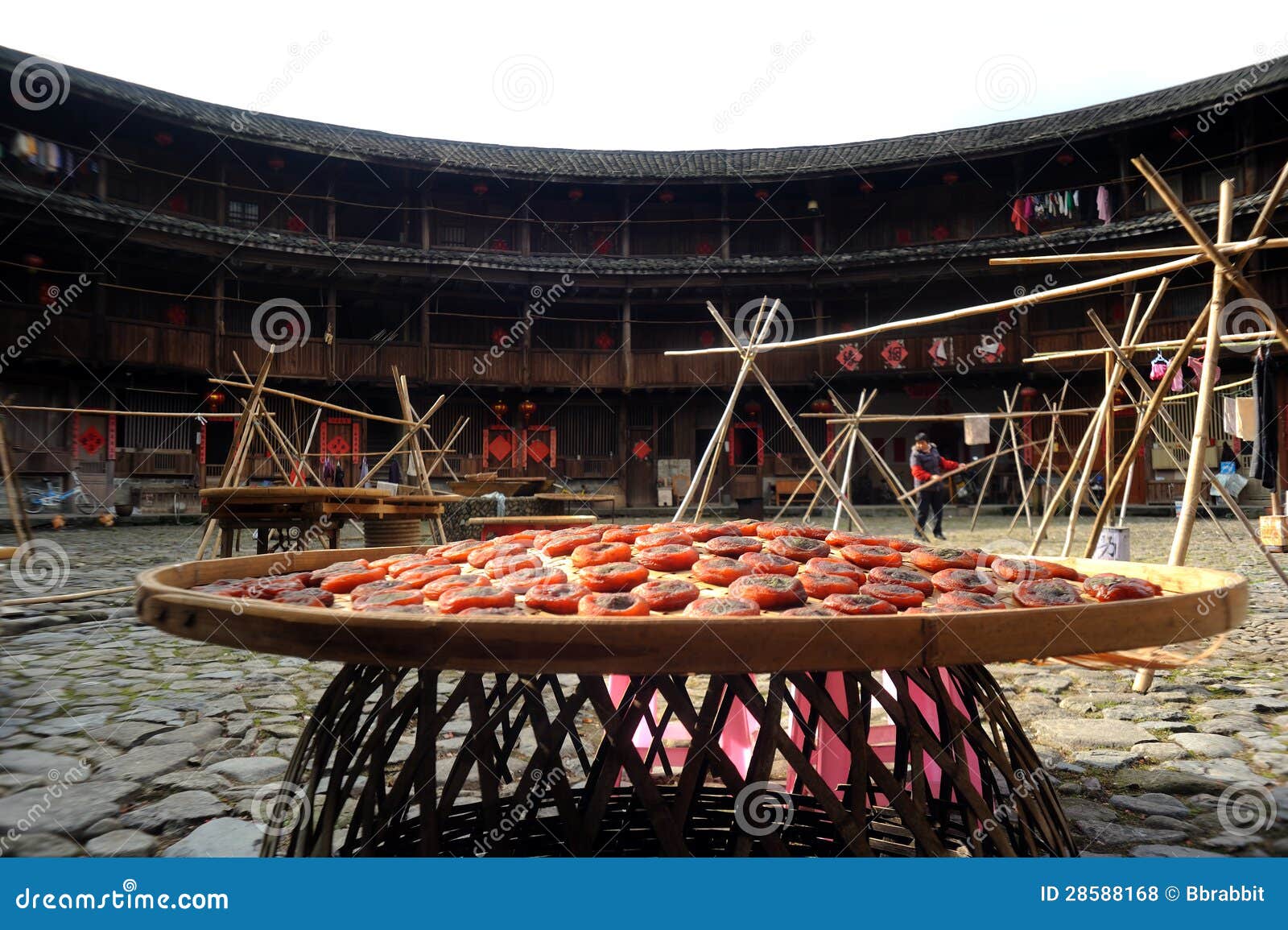 Tulou Life stock photo. Image of classic, black, spot - 28588168