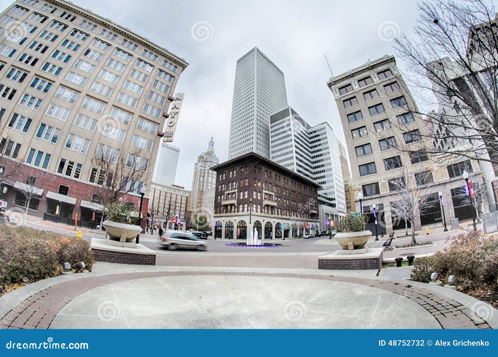 Tulsa City Skyline Around Downtown Streets Editorial Photography ...
