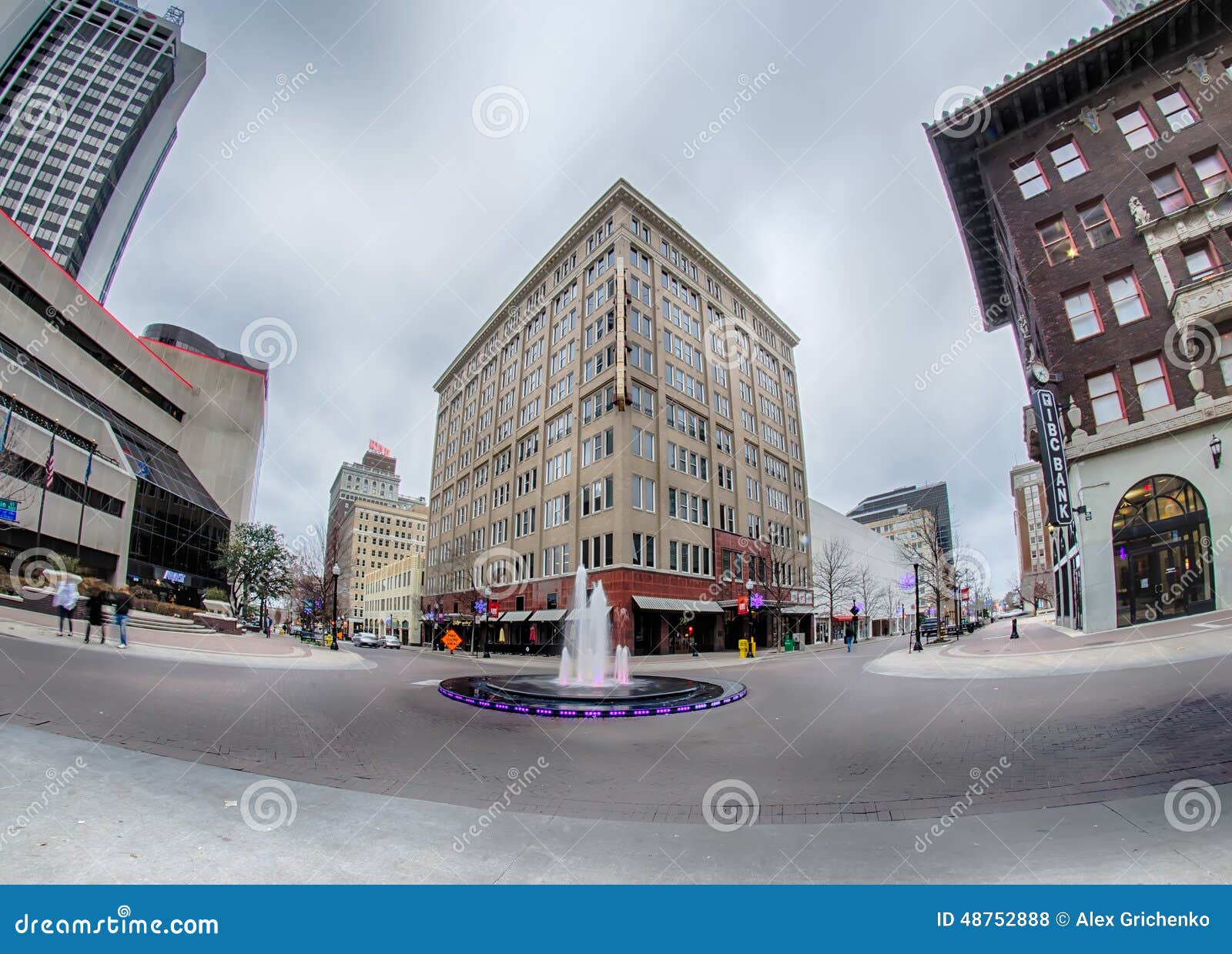 Tulsa City Skyline Around Downtown Streets Editorial Stock Photo ...