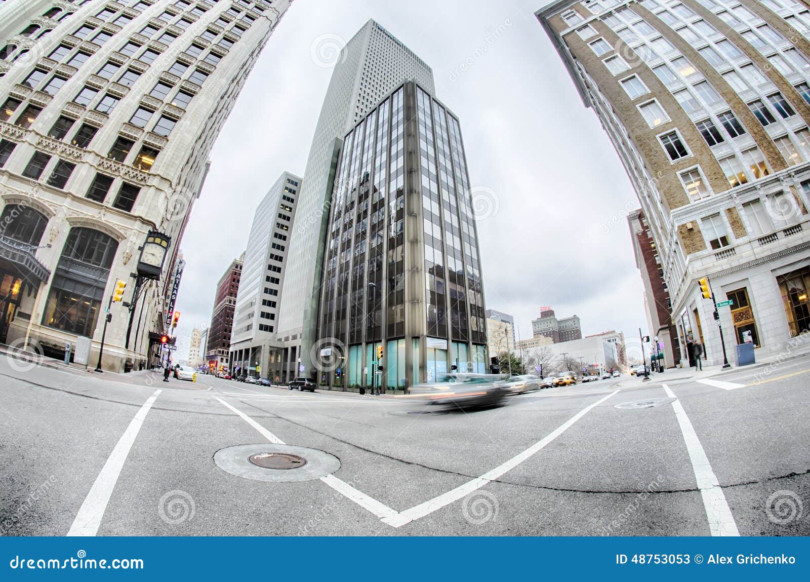 Tulsa City Skyline Around Downtown Streets Editorial Stock Photo ...