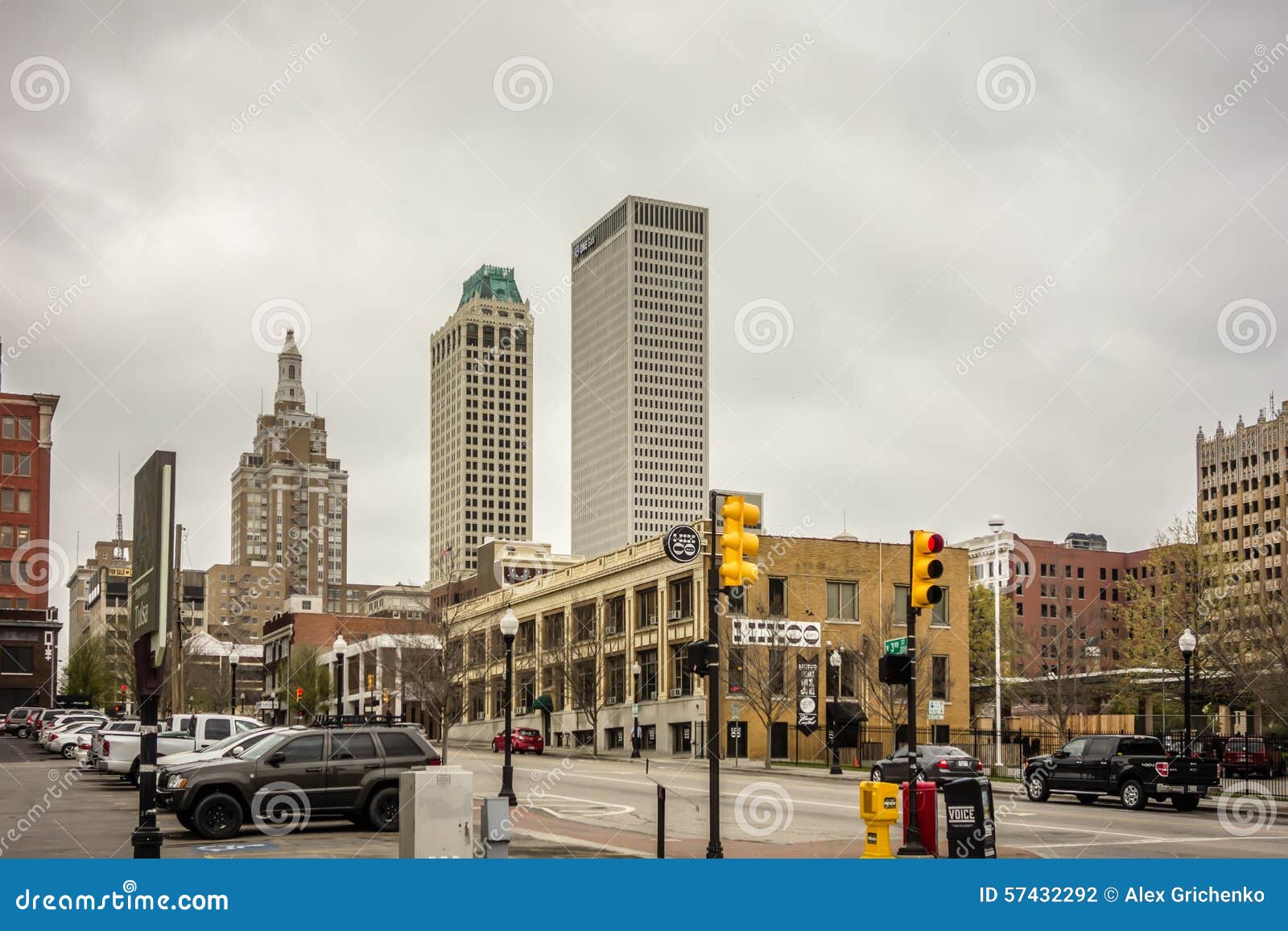 Tulsa Oklahoma City Skyline Editorial Photography - Image of oklahoma ...