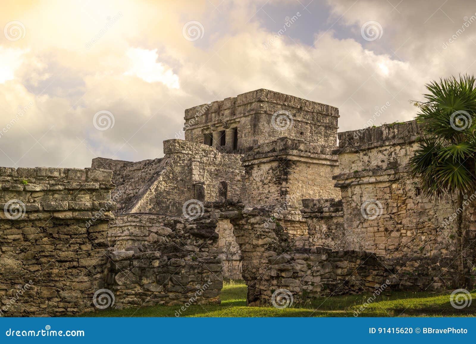 Tulum Ancient Maya Archeological Site in Yucatan Mexico Stock Photo ...