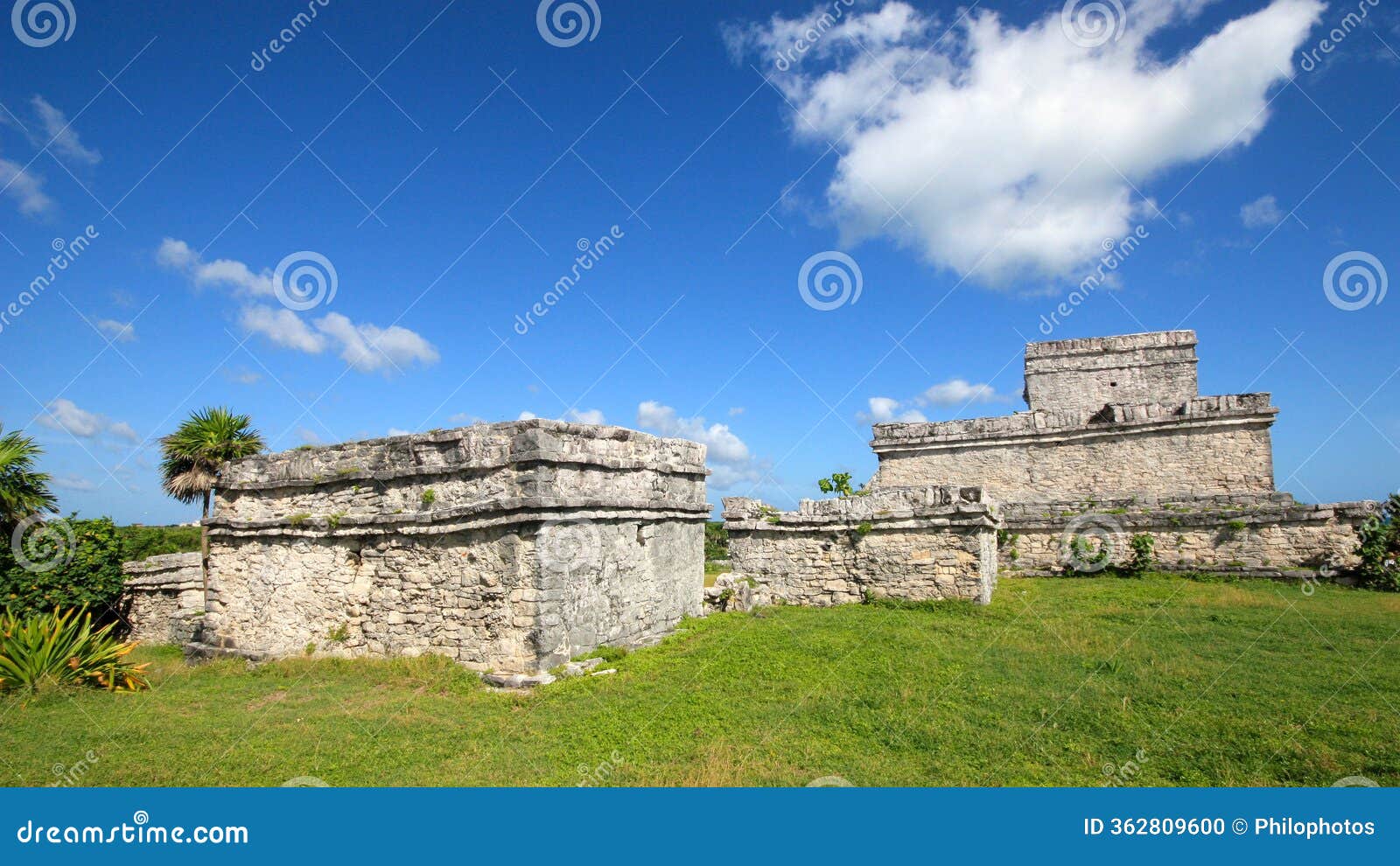 Tulum in Mexico stock photo. Image of ruins, tulum, yucatan - 362809600