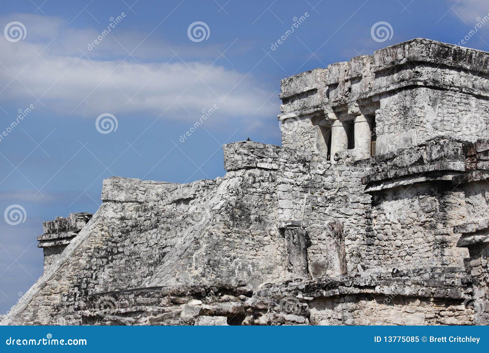 Tulum Pyramid Temple Royalty-Free Stock Photo | CartoonDealer.com #13775085