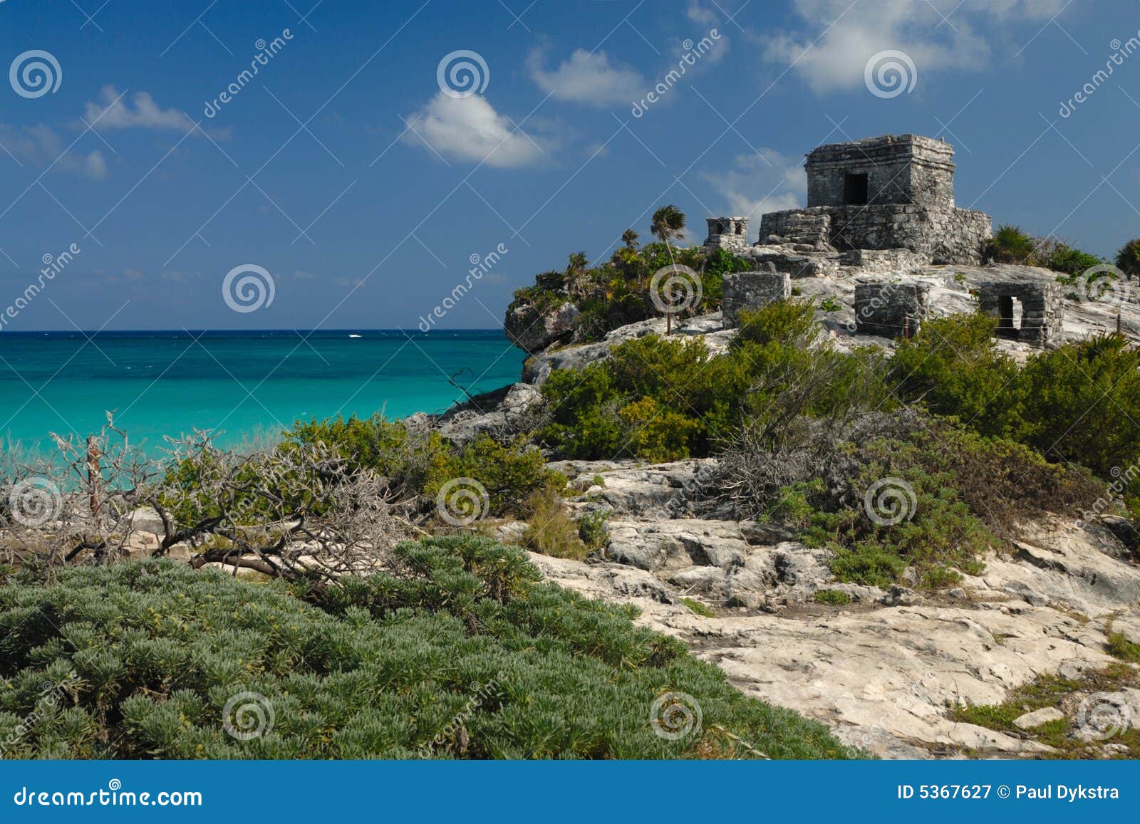 Tulum Ruins stock image. Image of ancient, looking, culture - 5367627