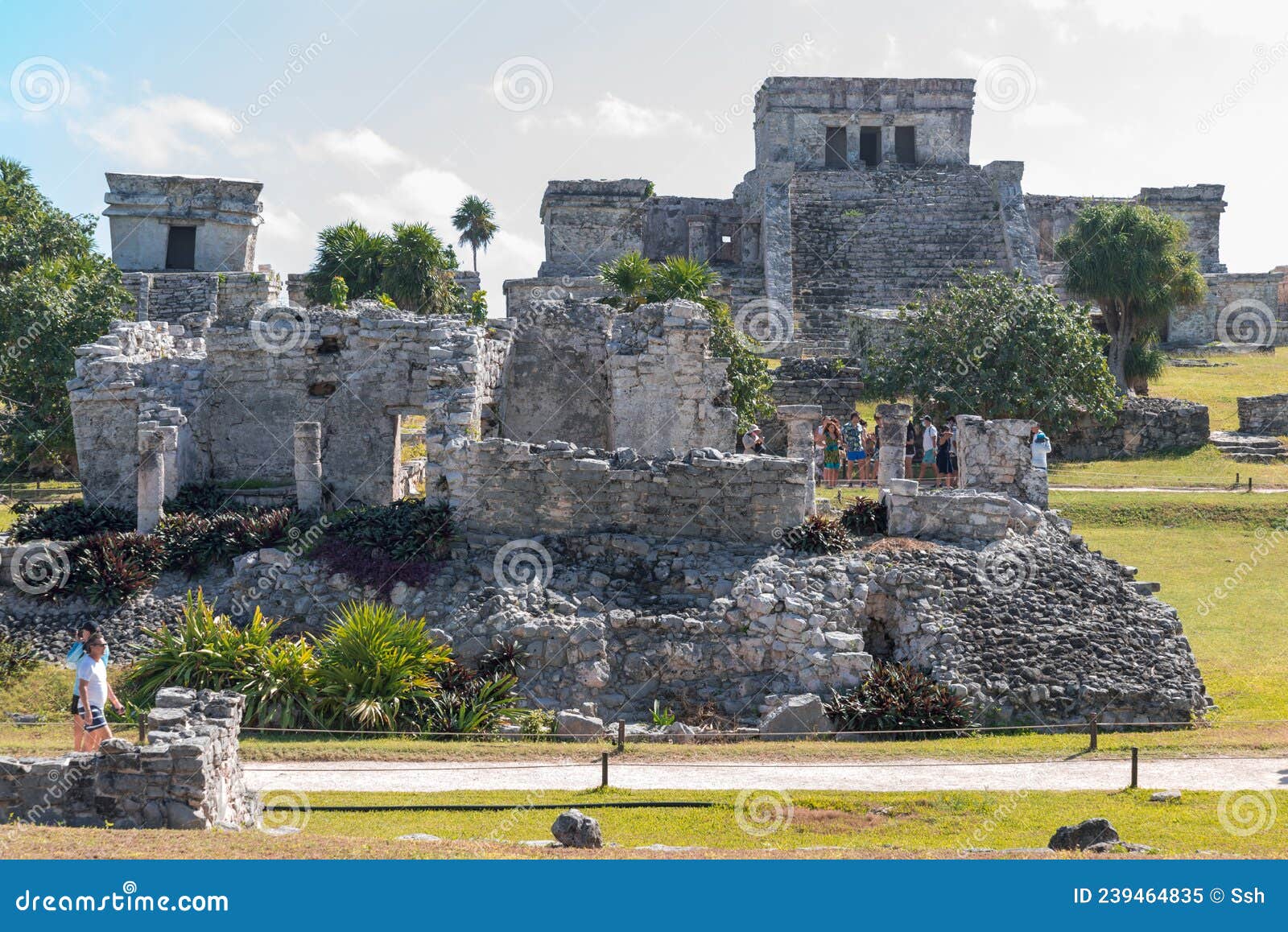 Tulum site editorial image. Image of mexican, building - 239464835