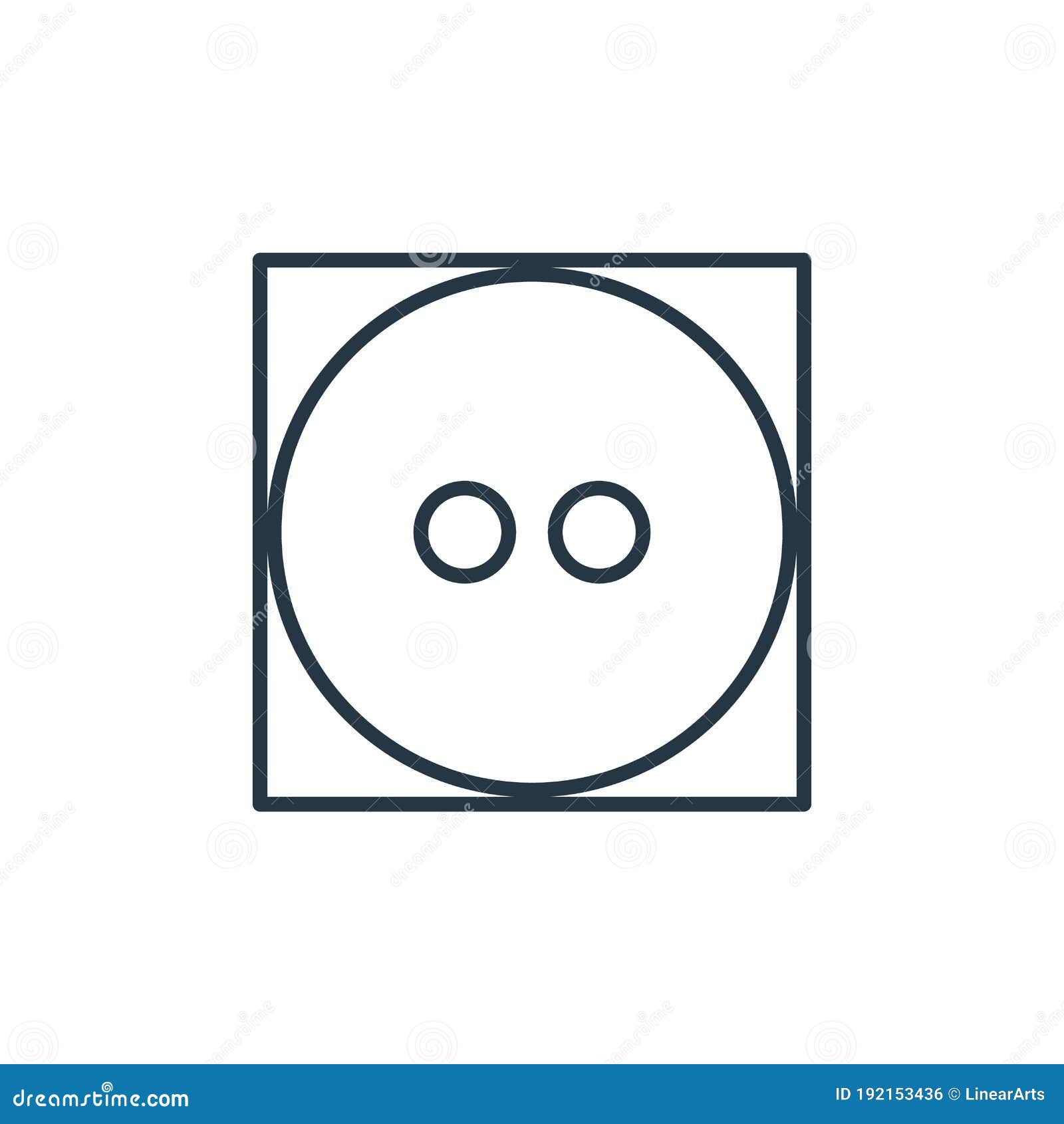 Tumble Dry Icon Vector from Laundry Concept. Thin Line Illustration of ...