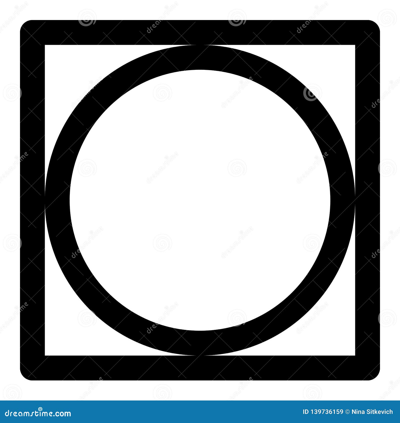 Tumble Dry Normal Icon, Outline Style Stock Vector - Illustration of ...