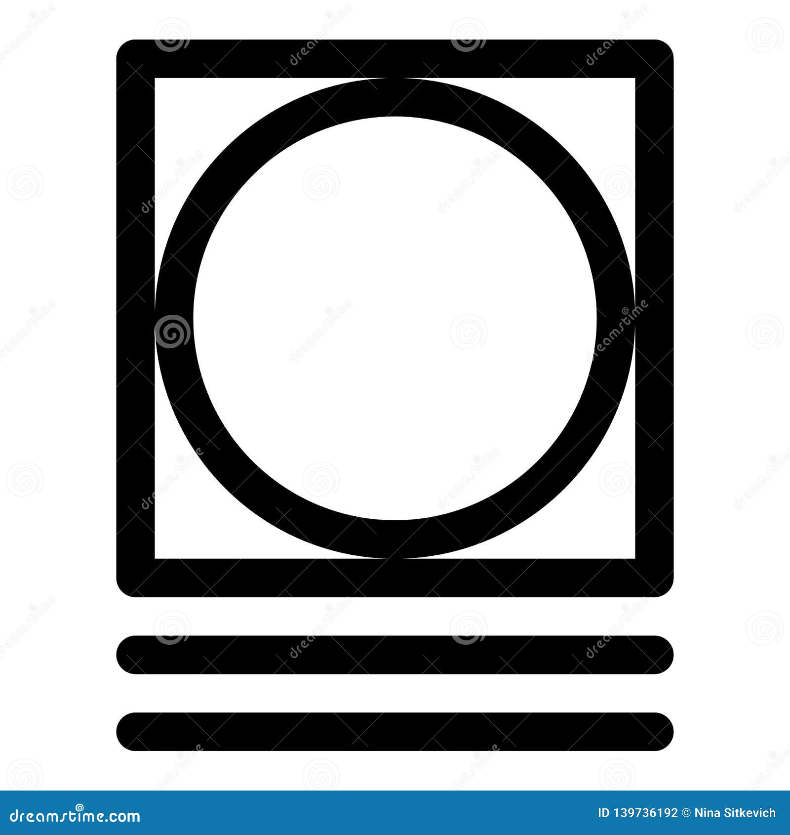 Tumble Dry Very Delicate Icon, Outline Style Stock Vector ...