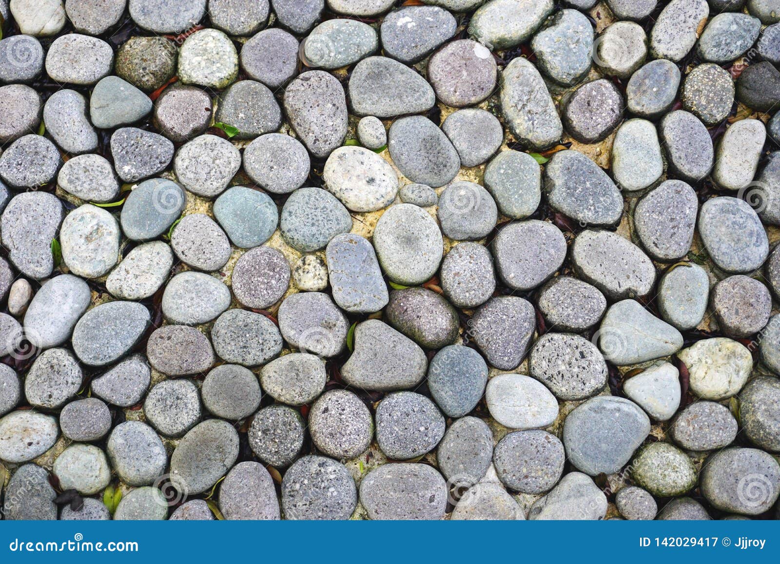 Tumbled Beach Pebble Mosaic Abstract Horizontal Background Pattern ...