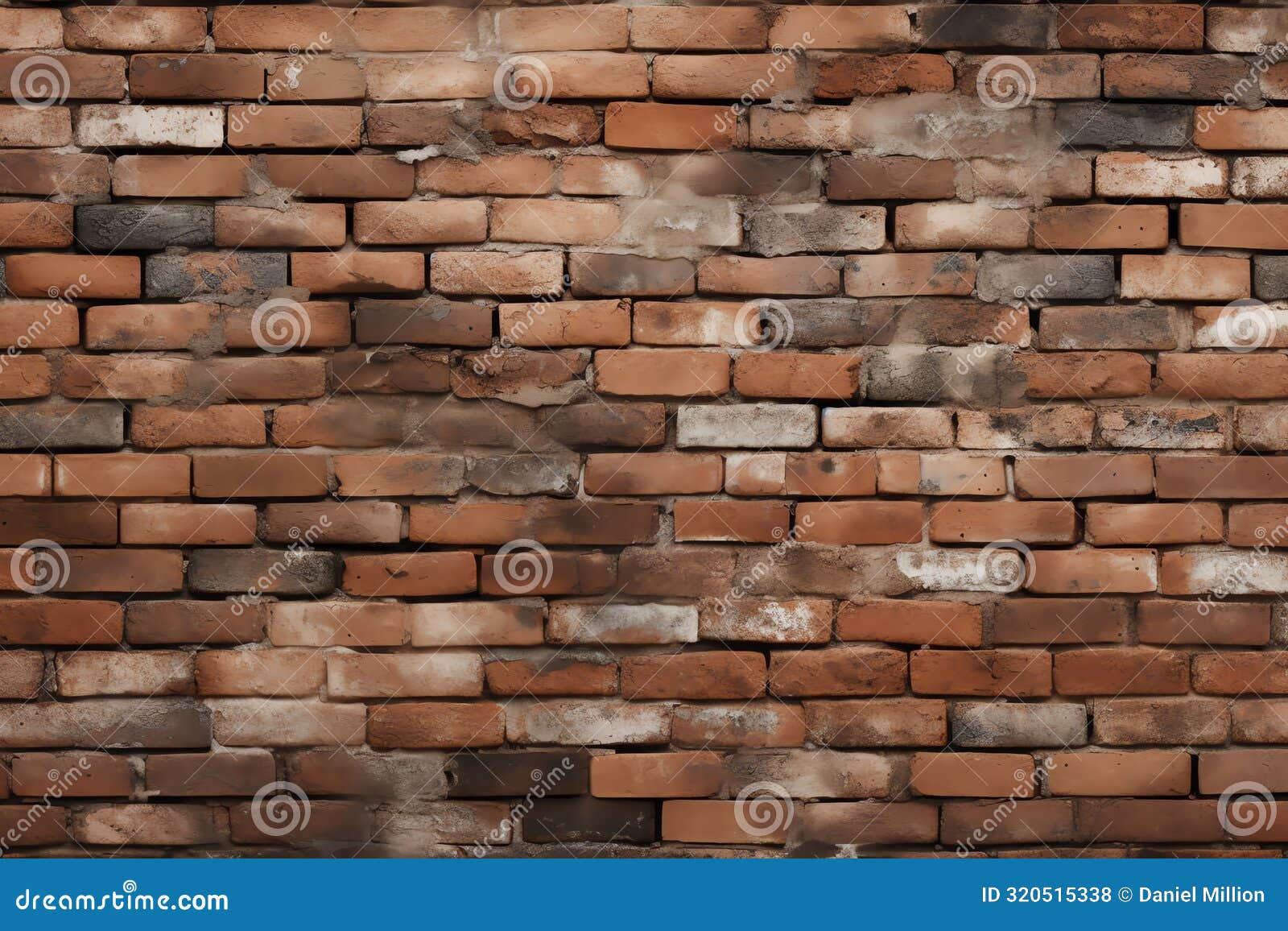 Tumbled Brick Bricks Texture Stock Illustration - Illustration of ...