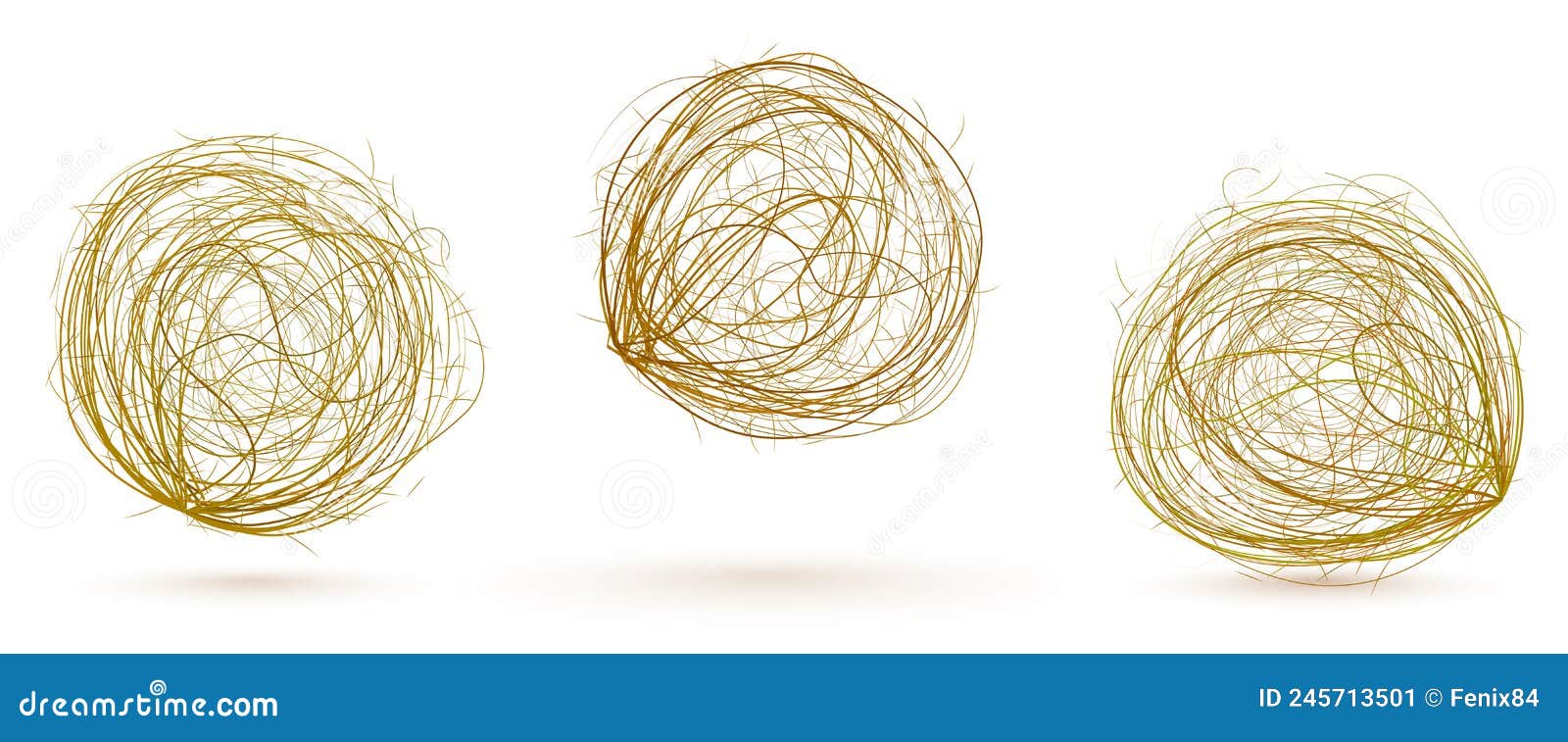 Tumbleweed. Vector Illustrations for Desert or Steppe Landscape. Dry ...