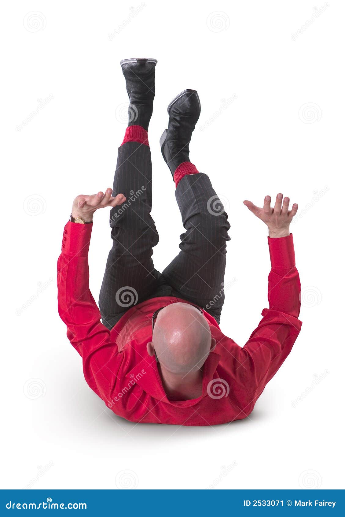 Tumbling man stock image. Image of fall, trousers, head - 2533071