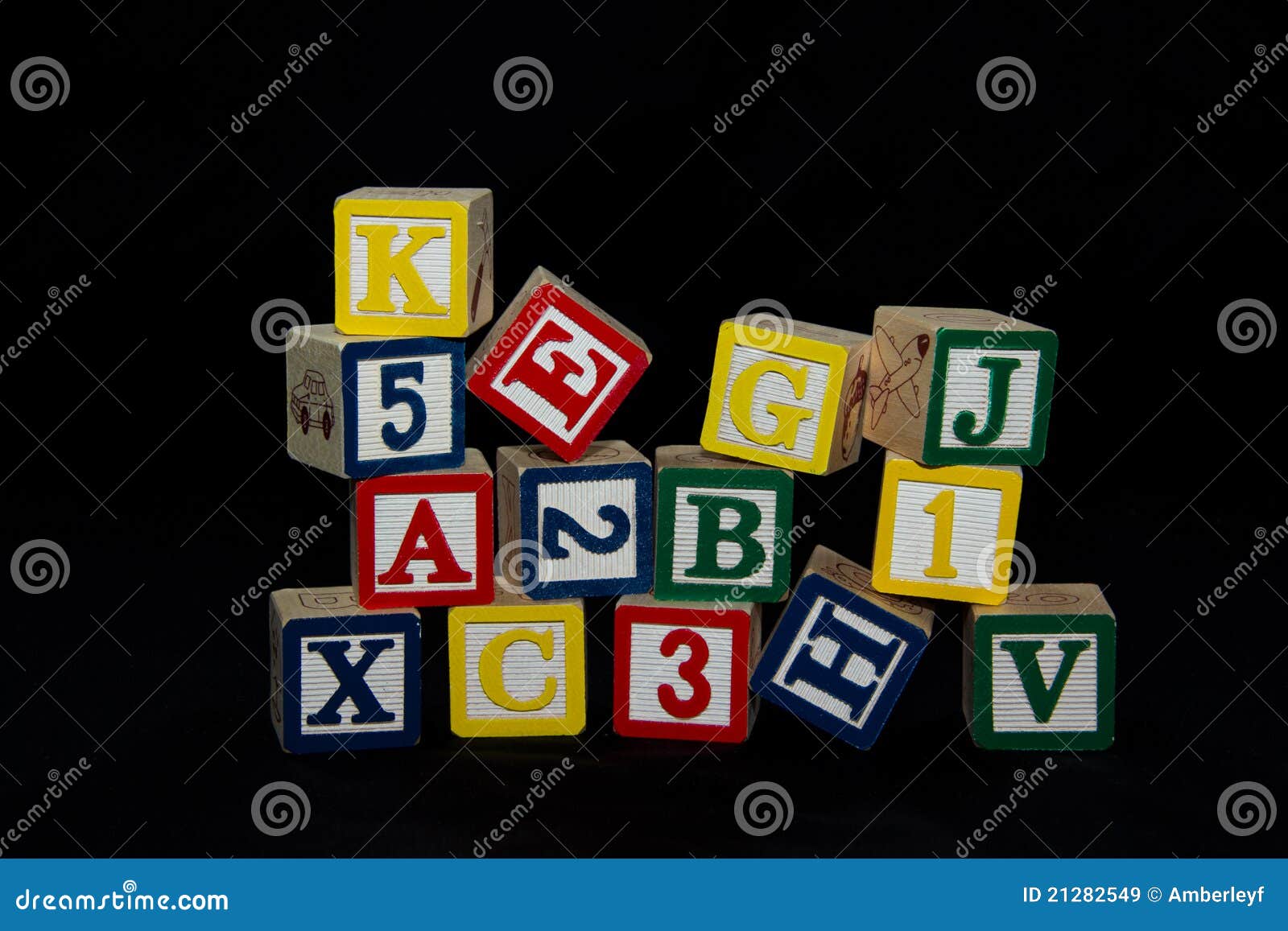 Tumbling Stack of Alphabet Blocks Stock Image - Image of baby, learn ...
