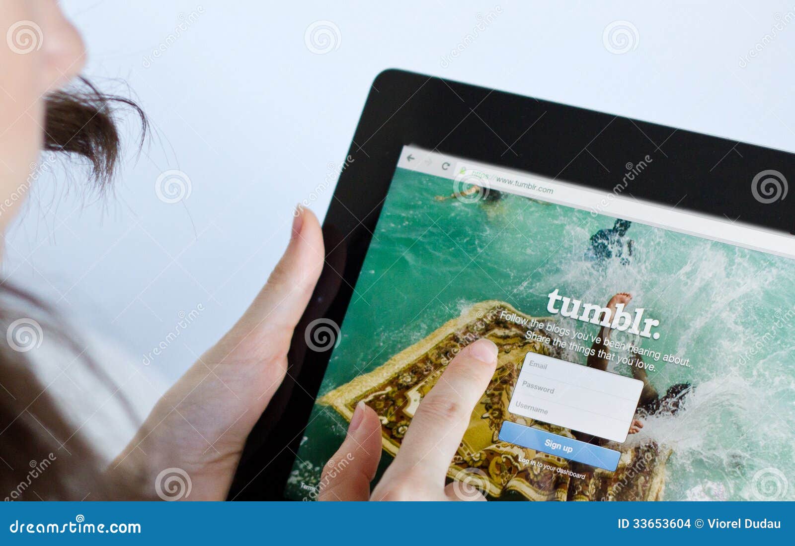 Tumblr editorial stock image. Image of application, social - 33653604