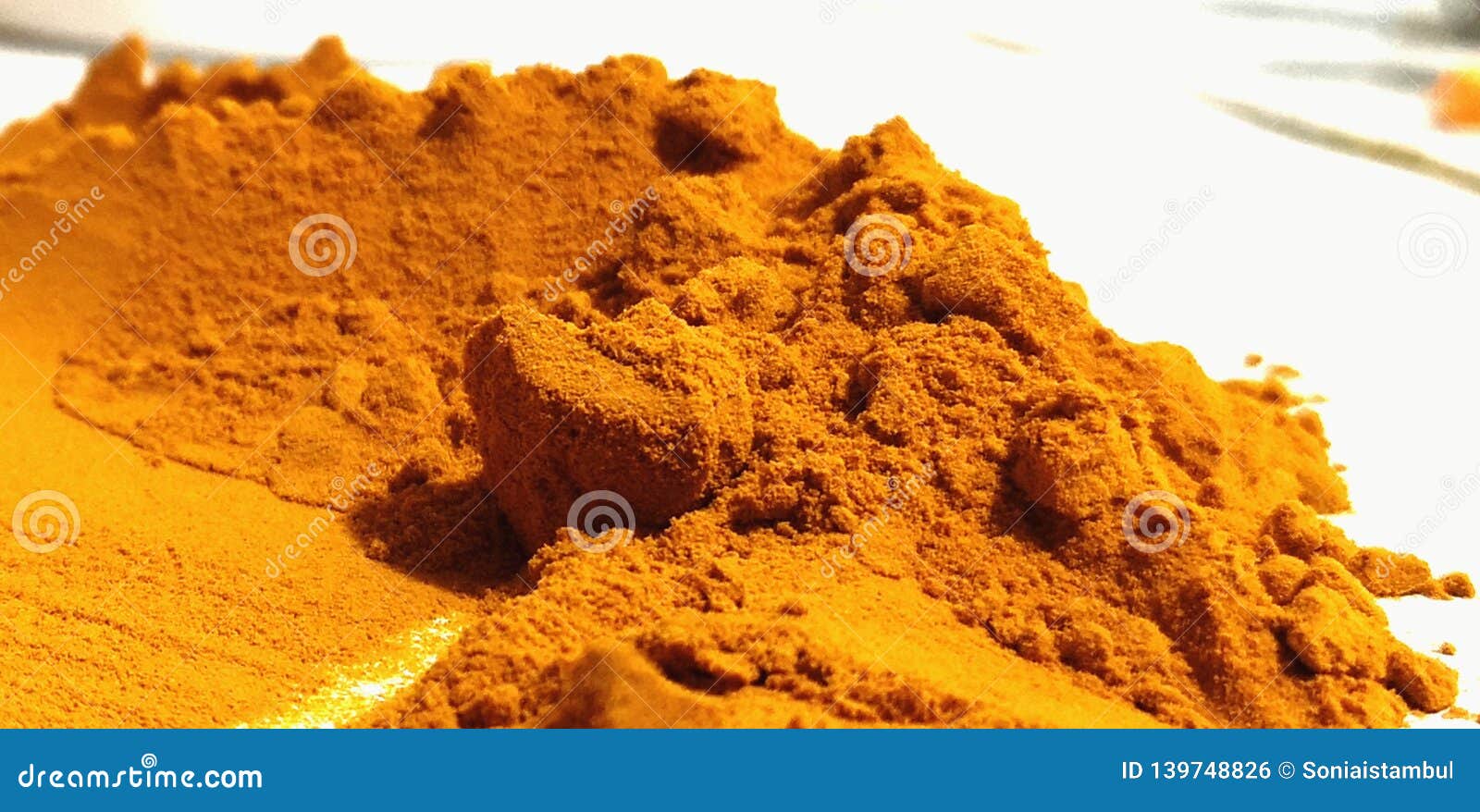 Tumeric powder extended stock photo. Image of table - 139748826