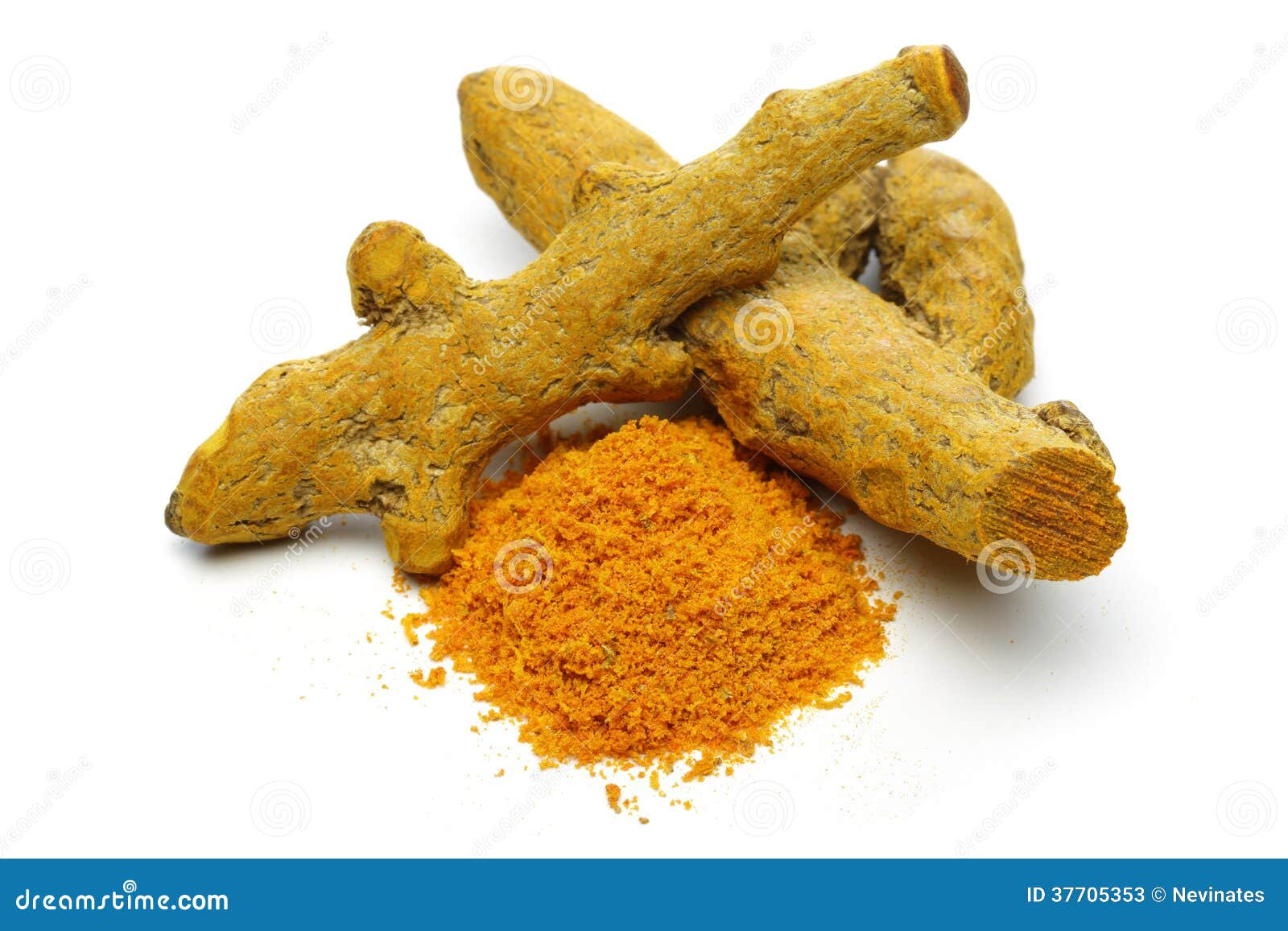 Tumeric Powder Heap stock image. Image of rhizome, products - 37705353