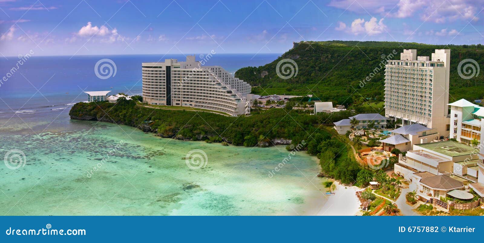 Guam Tropical Resort Royalty-Free Stock Image | CartoonDealer.com ...