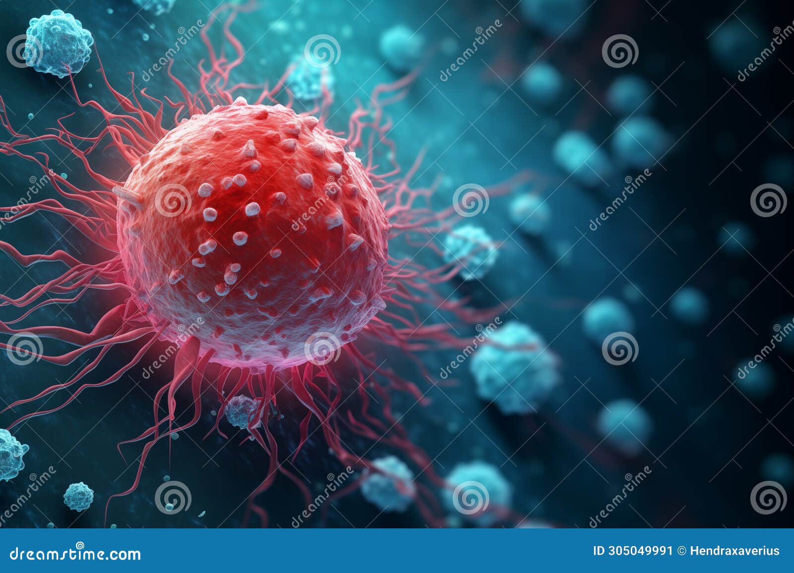 Tumor or Cancerous Cell As Malignant Cell Inside the Body or Under ...