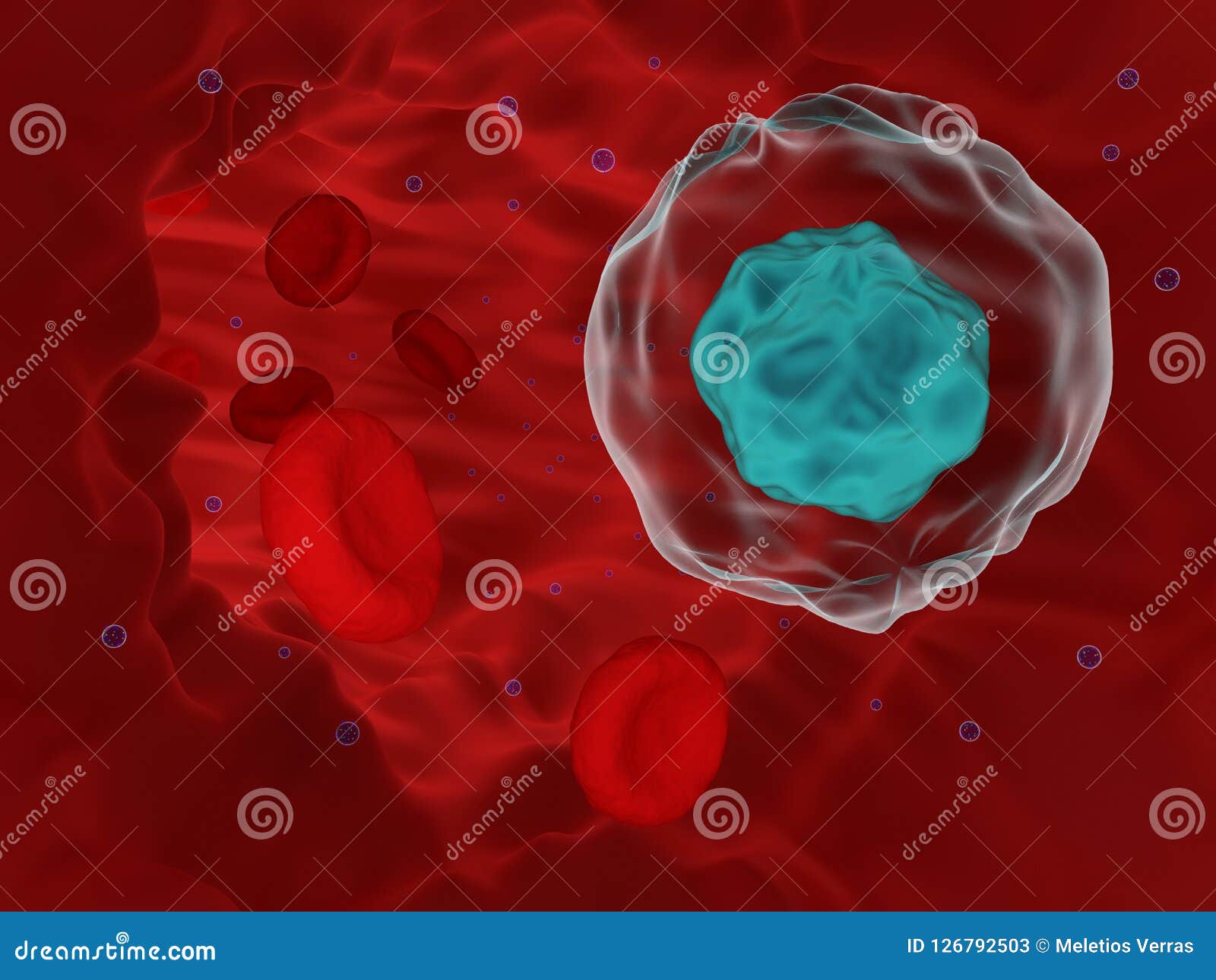 Exosomes Royalty-Free Cartoon | CartoonDealer.com #137040266
