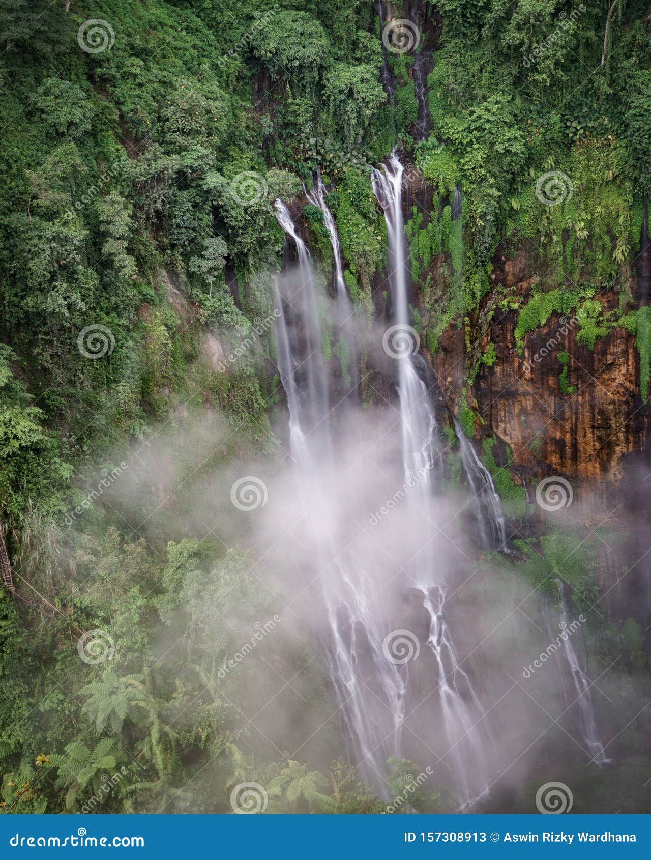 Tumpak Sewu Thousand Waterfall Malang Lumajang East Java Indonesia ...