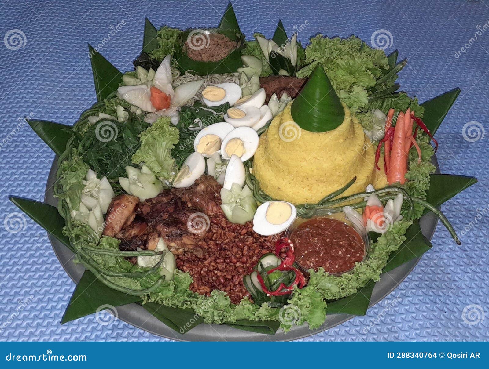 Tumpeng is Traditional Food Stock Photo - Image of tumpeng, nice: 288340764