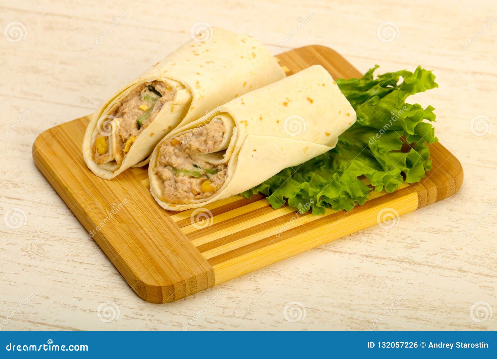 Tuna bread roll stock photo. Image of fast, avocado - 132057226