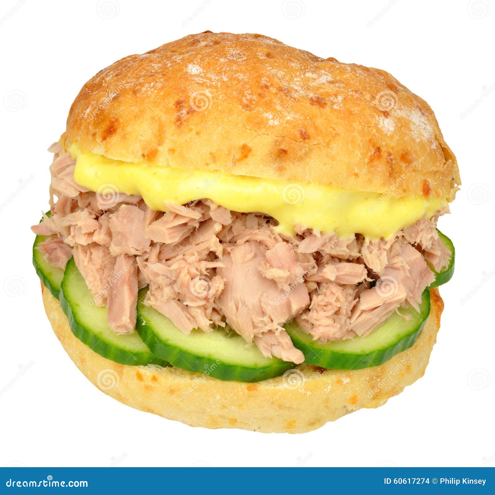 Tuna and Cucumber Sandwich Roll Foto de Stock - Imagem de jantar, carne ...