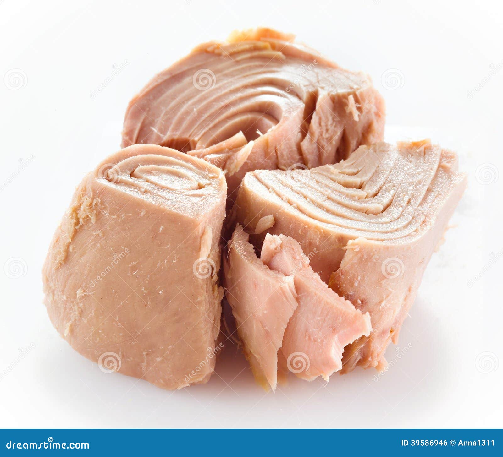 Tuna Fish Isolated on White Stock Photo - Image of fast, meat: 39586946
