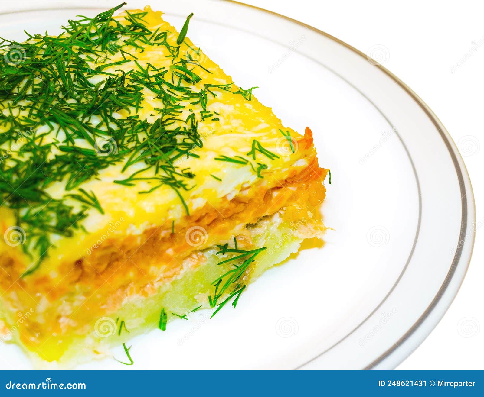 Tuna fish pudding dish stock image. Image of fatty, diet - 248621431