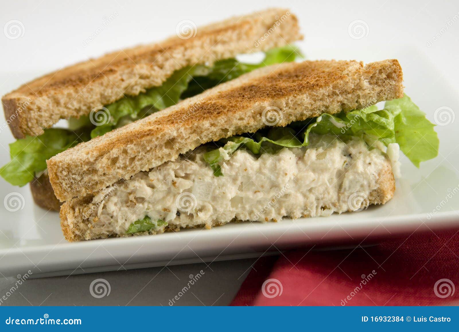 Tuna-fish sandwich stock photo. Image of produce, snack - 16932384