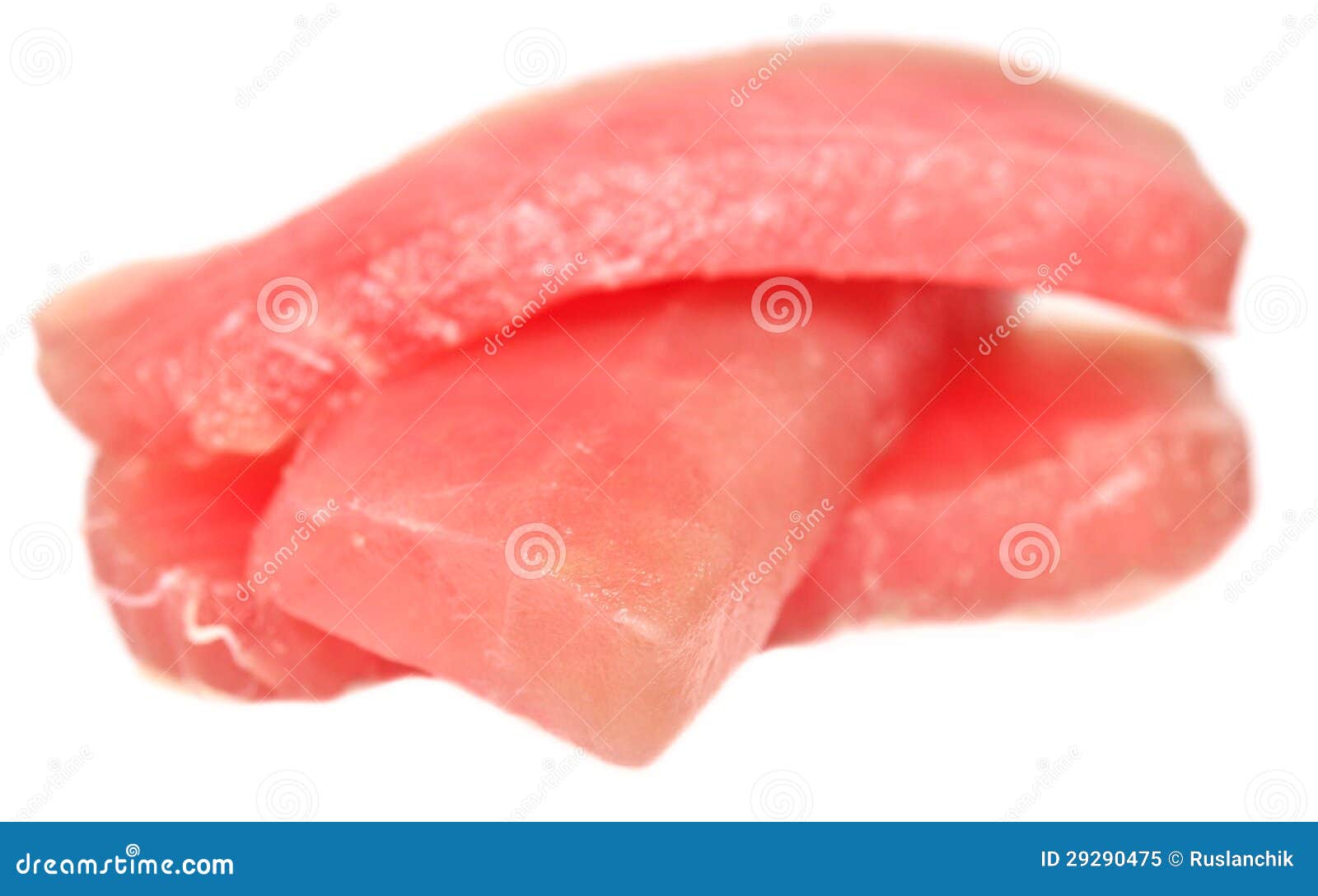 Tuna meat stock image. Image of pink, isolated, preparation - 29290475