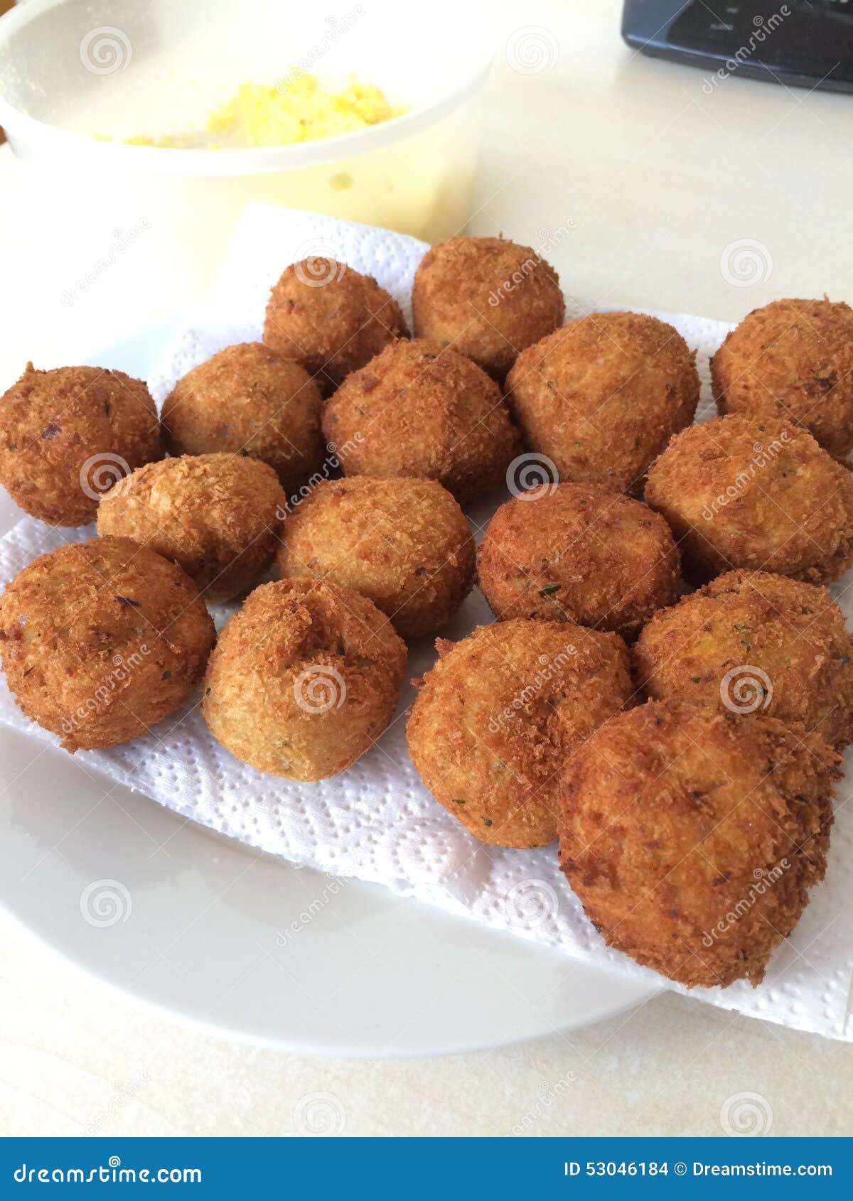 Tuna panko balls stock photo. Image of crunchy, delicious - 53046184