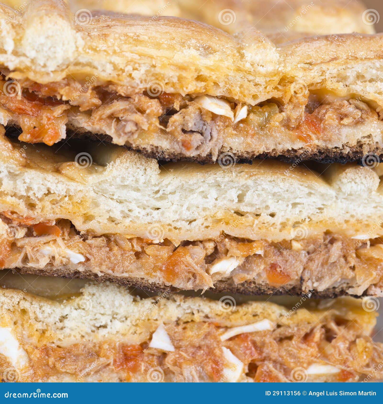 Tuna pie stock photo. Image of homemade, spanish, galician - 29113156