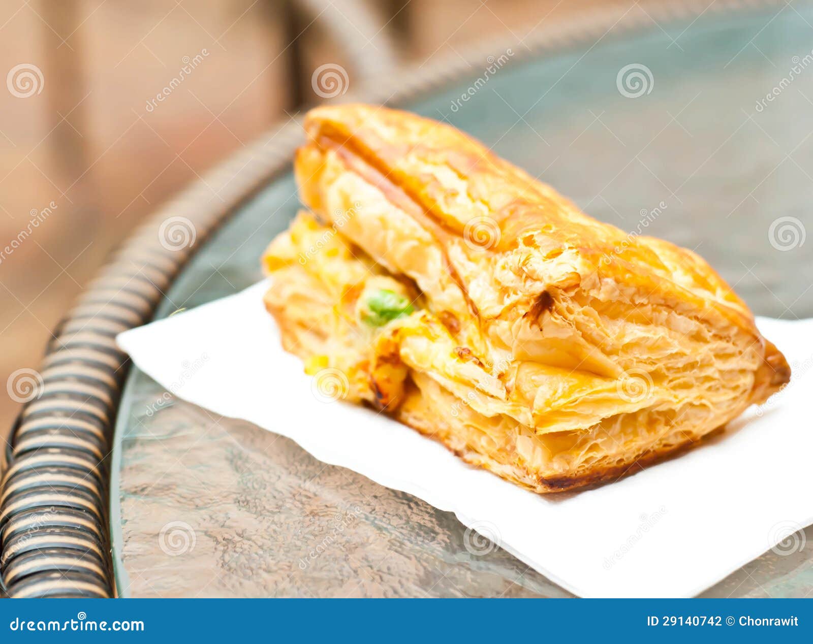 Tuna puff stock photo. Image of cream, food, breakfast - 29140742