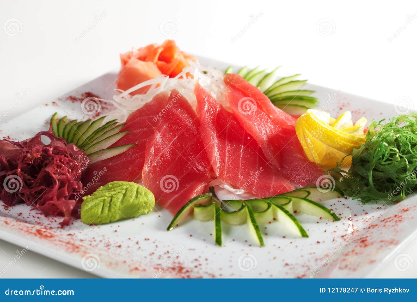 Tuna Sashimi stock image. Image of asian, japan, dinner - 12178247