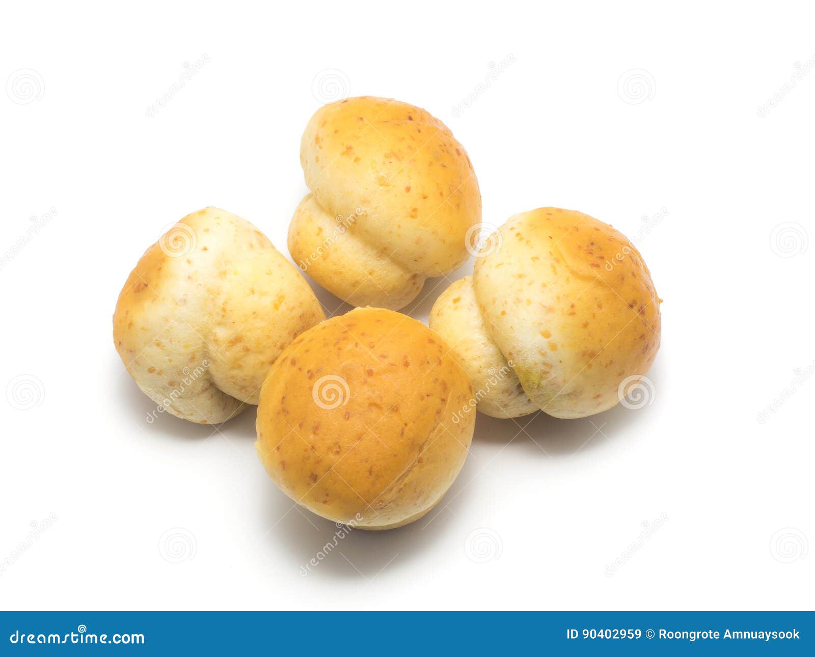 Tuna and Shredded Chicken Mini Whole Wheat Bun Bread Stock Image ...