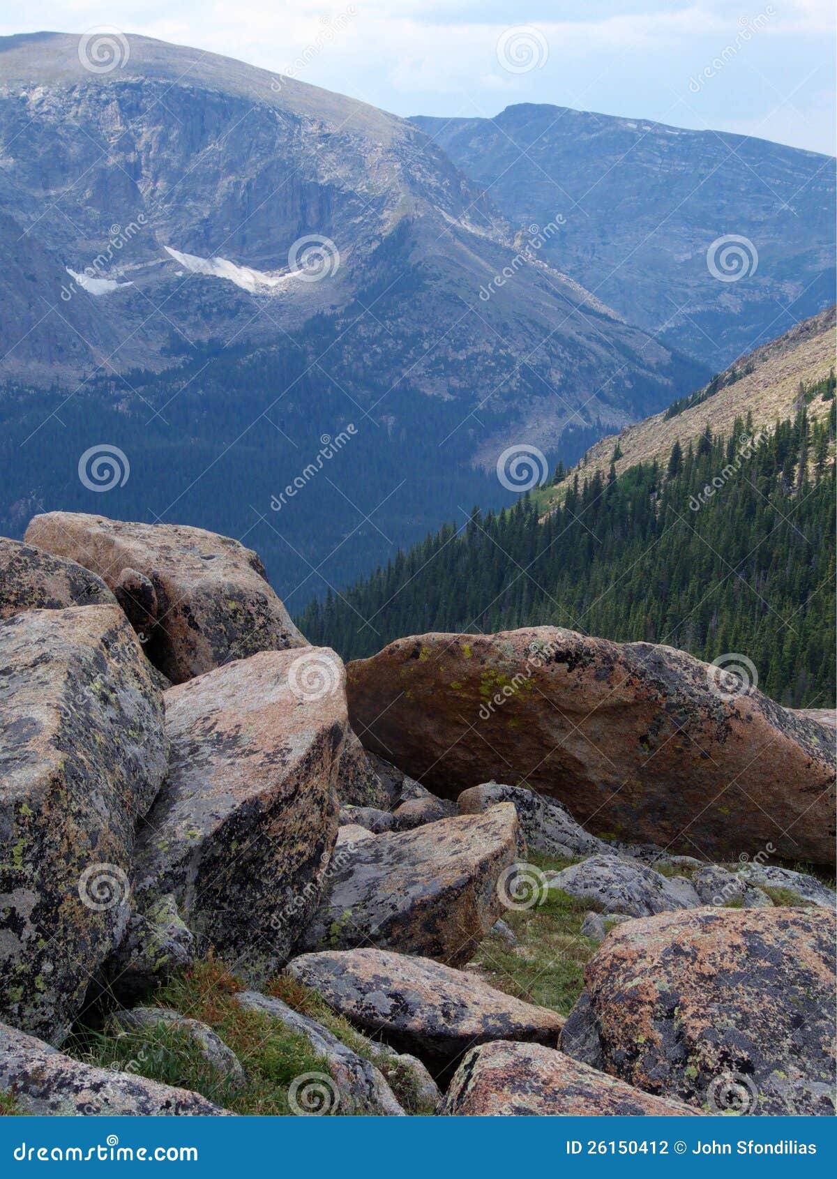 Tundra Terrain stock photo. Image of rock, altitude, tree - 26150412