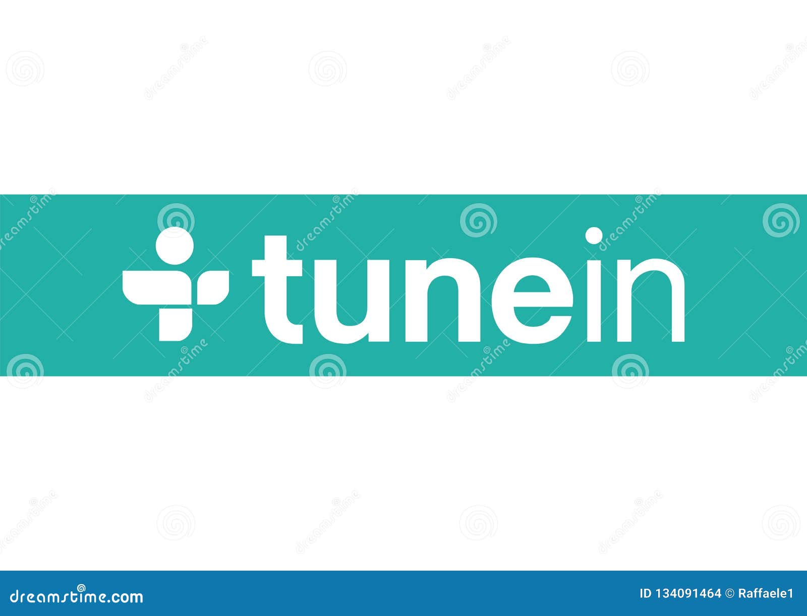 Tunein Logo editorial stock image. Illustration of illustrator - 134091464
